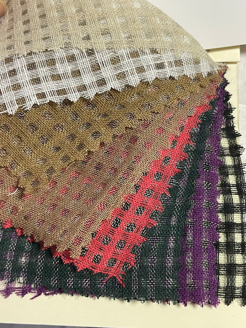 Transparent Light Weight Linen Plaid Fabric – Natasha Fabric